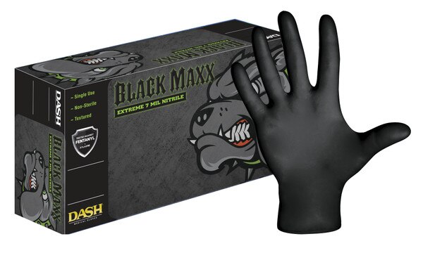 Black Maxx Extreme Nitrile Gloves | 7 mil Heavy-Duty, Fentanyl-Tested ...